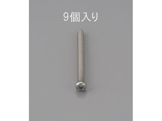 【仕様】●材質：ステンレス●並目ねじ●全ねじ●頭形状：（＋）ナベ頭●サイズ：M4×25●ピッチ：0．7●入数：9個【備考】※メーカーの都合により、パッケージ・仕様等は予告なく変更になる場合がございます。【検索用キーワード】エスコ　ESCO　...