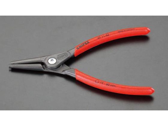 【仕様】●メーカー：KNIPEX（クニペックス）●型番：4911A1●リング径：10〜25mm●全長：140mm●先端径：φ1．3mm●軸用●ストレート●防錆仕上げ●先端チップはリングとの接触面が広いため、リングを歪めず確実に保持します●狭...
