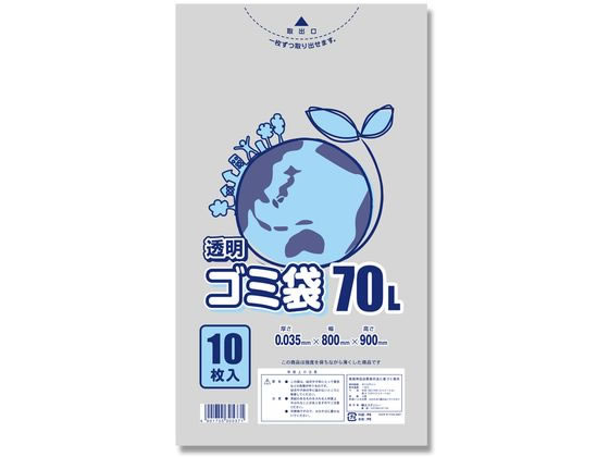【商品説明】JIS規格内の厚みを保ちながら、価格対抗商品としてノーブランドで既製品化したゴミ袋です。商品名の厚み表示後の「E」は「エコノミー」を意味しています。【仕様】●カラー：透明●サイズ：厚0．035×幅800×高900mm●材質：L−...
