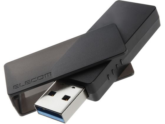 【商品説明】回転式コネクターカバー筐体にスライドロック機構を搭載。使い勝手のよいUSBメモリです。　本体一体型の回転式コネクターカバーを採用。キャップの紛失を防止します。　スライドロック機構によりコネクターへのホコリ混入とコネクターカバーの...