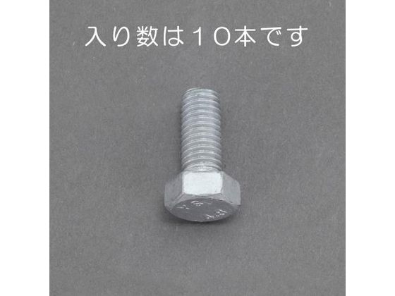 【仕様】●材質：鉄（溶融亜鉛メッキ）●並目ねじ●全ねじ●サイズ：M8×40●ピッチ：1．25●頭対辺：13mm●入数：10個●頭対辺：13mm【備考】※メーカーの都合により、パッケージ・仕様等は予告なく変更になる場合がございます。【検索用キ...
