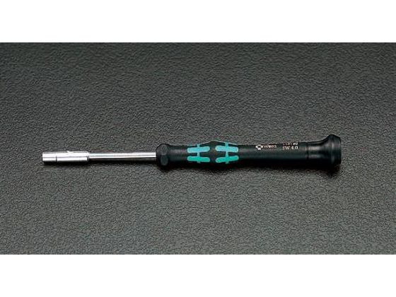 【仕様】●ナット対辺：3．0mm●軸長：60mm●全長：157mm【備考】※メーカーの都合により、パッケージ・仕様等は予告なく変更になる場合がございます。【検索用キーワード】エスコ　ESCO　えすこ　3.0x60mm[Nut]ドライバー(精...