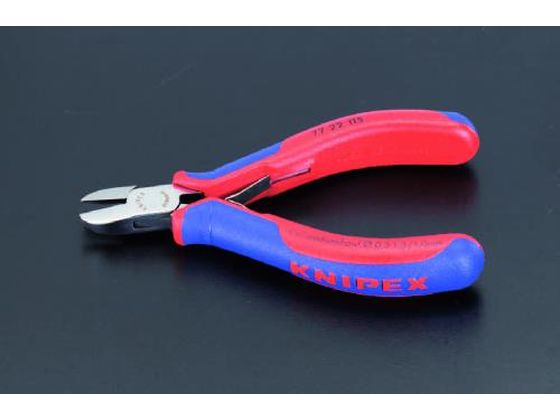 【仕様】●メーカー：KNIPEX（クニペックス）●型番：7722115●オーバル●全長：115mm●ハンドル：コンフォート●仕上げ：鏡面磨き●刃硬度：HRC62●バネ付●切断能力（mm）：軟線：0．3〜1．3、中硬線：1．0●刃形状：直刃【...