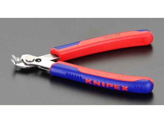 【仕様】●メーカー：KNIPEX（クニペックス）●型番：7823125●全長：125mm●刃硬度：HRC54●材質：ステンレススチール●先端アングル60°●ハンドル：コンフォート●直刃●切断能力：軟線：φ0．2〜1．0mm、中硬線：φ0．6...