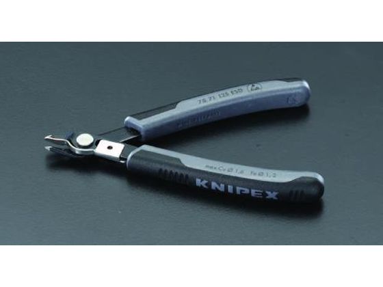 【仕様】●メーカー：KNIPEX（クニペックス）●型番：7871125ESD●全長：125mm●刃硬度：HRC64●直刃●切断能力：軟線：φ0．2〜1．6mm、中硬線：φ1．2mm、硬線：φ0．6mm●ハンドル：コンフォート（ESD）●仕上...