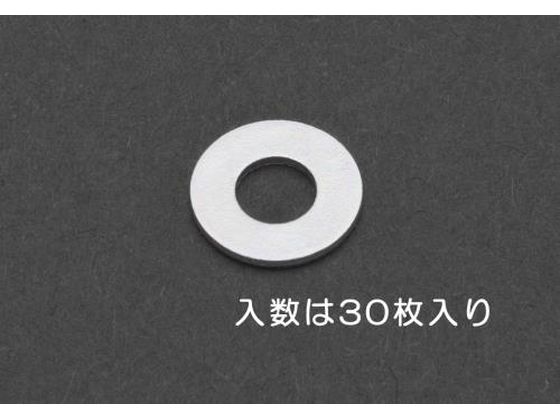 【仕様】●材質：鉄（三価クロメート）●サイズ：M6●内径×外径×厚み：6×13×1．0mm●入数：30個【備考】※メーカーの都合により、パッケージ・仕様等は予告なく変更になる場合がございます。【検索用キーワード】エスコ　ESCO　えすこ　M...