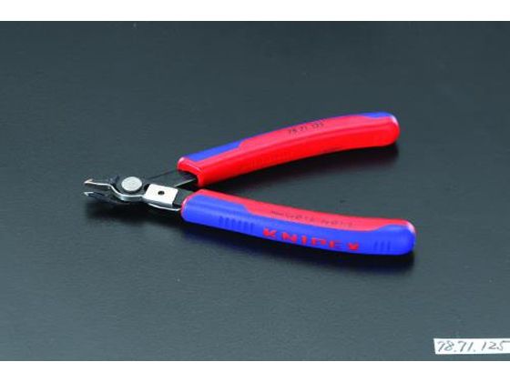 【仕様】●メーカー：KNIPEX（クニペックス）●型番：7871125●全長：125mm●ハンドル：コンフォート●仕上げ：磨き●直刃●刃硬度：HRC64●光ファイバーの切断にも最適です。●切断能力（mm）：軟線：0．2〜1．6、中硬線：1．...