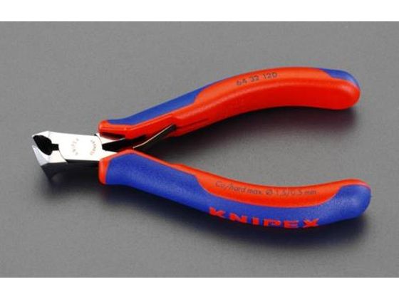 【仕様】●メーカー：KNIPEX（クニペックス）●型番：6432120●全長：120mm●ハンドル：コンフォート●斜刃（15°）●刃硬度：HRC56●仕上げ：高級磨き●切断能力：軟線：φ1．5mm　中硬線：φ1．0mm　硬線：φ0．5mm●...