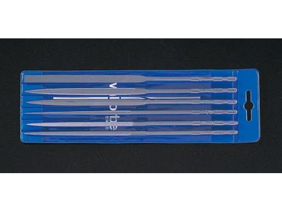 【仕様】●【セット内容】：6本組平（6．5×1．3mm）半丸（6．3×2mm）ササ刃（5．8×2．2mm）三角（4．4mm）四角（2．8mm）丸（φ3．5mm）●粗さ：粗目●全長：200mm●刃長：85mm【備考】※メーカーの都合により、パ...