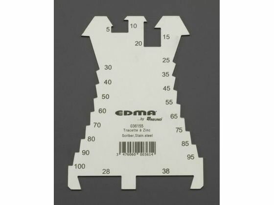 【仕様】●スケール付で正確なけがき作業が行えます。●材質：ステンレス●5〜100mmのスケール付（5mm毎）●全長：250mm【備考】※メーカーの都合により、パッケージ・仕様等は予告なく変更になる場合がございます。【検索用キーワード】エスコ...