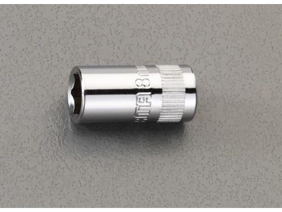 【仕様】●差込角：1／4”●対辺：13mm●外径：17．9mm●全長：24．5mm●6ポイント●材質：クロムバナジウム鋼【備考】※メーカーの都合により、パッケージ・仕様等は予告なく変更になる場合がございます。【検索用キーワード】エスコ　ES...