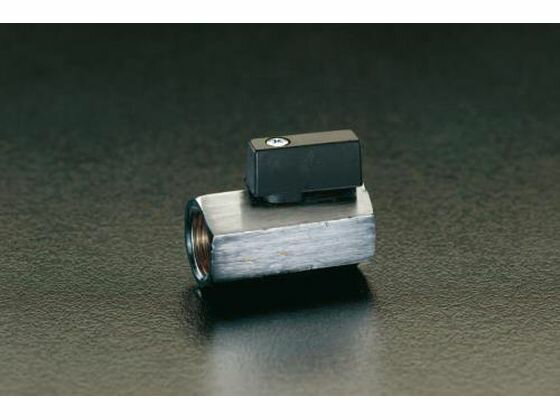 【仕様】●フルボア型●材質：本体：真鍮（ニッケルメッキ）ボール：真鍮（クロムメッキ）ハンドル：プラスチックシール：PTFE●使用温度：−10〜90℃●使用圧力：1MPa以下●ねじサイズ（雌×雌）：G（PF）3／8”●使用可能流体：空気・水【...