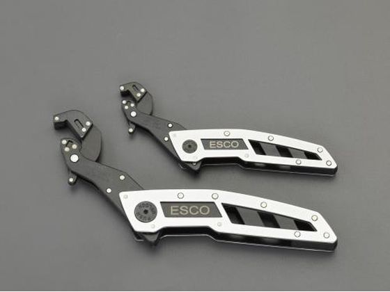 【仕様】●【セット内容】：2点●EA531PK−1：全長：約160mm適合サイズ：1／4”〜7／16”（6〜11mm）重量：約109g折畳み時全長：110mm●EA531PK−2：全長：約215mm適合サイズ：1／2”〜3／4”（12〜19...