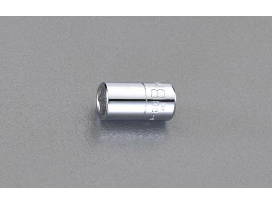 【仕様】●差込角：1／4”●対辺（mm）：6●外径：9．9mm●全長：22．2mm●材質：スチール【備考】※メーカーの都合により、パッケージ・仕様等は予告なく変更になる場合がございます。【検索用キーワード】エスコ　ESCO　えすこ　1　4"...