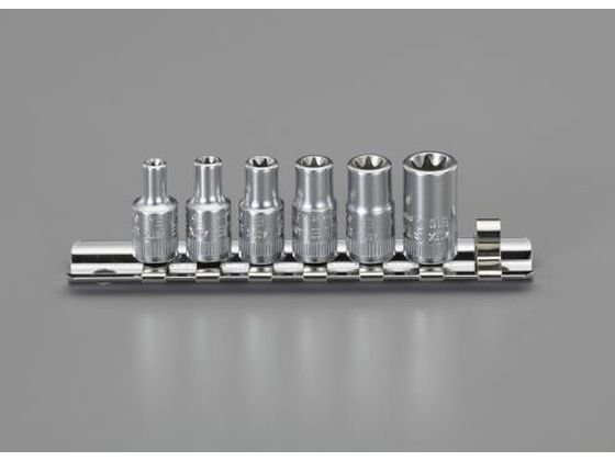 【仕様】●差込角：1／4”●全長：23mm●サイズ：E4・E5・E6・E7・E8・E10●6個組【備考】※メーカーの都合により、パッケージ・仕様等は予告なく変更になる場合がございます。【検索用キーワード】エスコ　ESCO　えすこ　1　4"D...