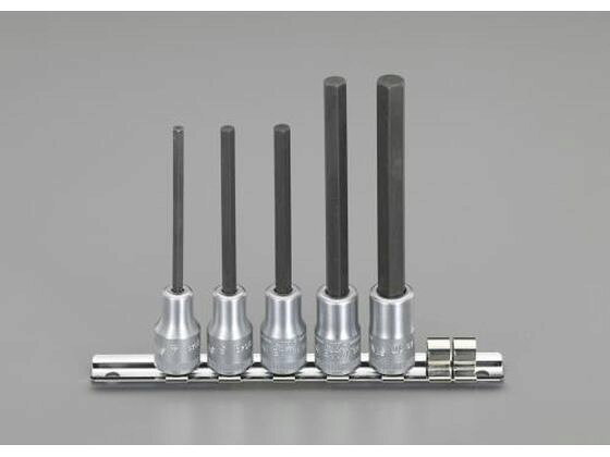 【仕様】●差込角：3／8”●全長：100〜120mm●手締めの際に便利な側面ローレット加工●対辺（mm）：4・5・6・8・10●5個組【備考】※メーカーの都合により、パッケージ・仕様等は予告なく変更になる場合がございます。【検索用キーワード...