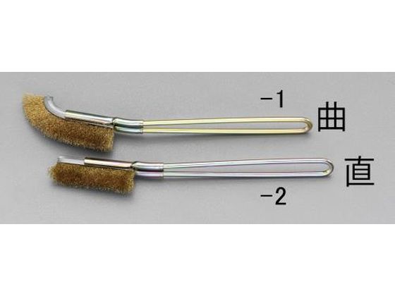 【仕様】●ブラシ材質：真鍮毛●ハンドル材質：スチール●全長：225mm●ブラシサイズ：19×80mm●先端：曲●毛丈：約15mm●線径：0．15mm●重量：59g●入数：1本【備考】※メーカーの都合により、パッケージ・仕様等は予告なく変更に...