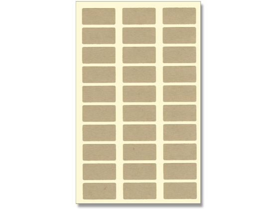 【商品説明】クラフト紙の無地シールです。素材感を生かし、様々な用途でお試しください。【仕様】●カラー：未晒●サイズ：縦12×横24mm●材質：未晒●入数：1束／300枚【備考】※メーカーの都合により、パッケージ・仕様等は予告なく変更になる場...