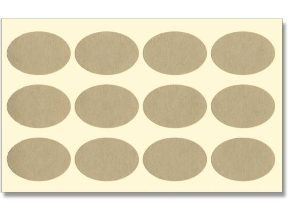 【商品説明】クラフト紙の無地シールです。素材感を生かし、様々な用途でお試しください。【仕様】●カラー：未晒●サイズ：縦23×横34mm●材質：未晒●入数：1束／120枚【備考】※メーカーの都合により、パッケージ・仕様等は予告なく変更になる場...