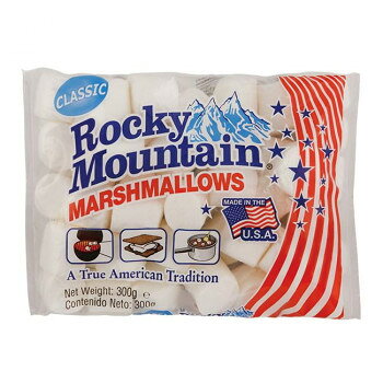 アメリカでは、バーベキューでマシュマロを金串に刺して焼いて食べます。外側がサクッとして、中がふんわりとクリーミーで、香ばしい甘さが楽しめます。※日本国内のみ販売可能な商品です。海外販売はできません。内容量300gサイズ19×24×7cm個装...