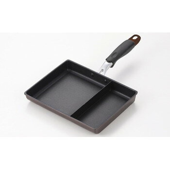 仕切りに高さがあり、具材がこぼれにくく、炒め物もラクラクできます。卵1個でお弁当にピッタリのミニ玉子焼きも厚焼き玉子もこれ1個でできます。熱回りの良い厚手のアルミキャスト製です。サイズ約363×235×63mm個装サイズ：38.5×24.5...