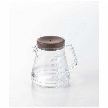 ガラスのように透明で丈夫なコーヒーサーバー。軽くて割れにくいので扱いやすい。口径が広いので、中まで手が入り、お手入れラクラク。コーヒー1杯分の目安量が分かる便利な目盛り付きです(1〜5杯分)。※保温プレートでは使用しないでください。サイズ全...
