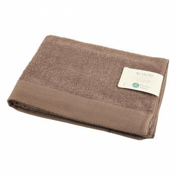再生繊維使用を使用したエコなタオルです。サイズ約60×120cm個装サイズ：32.0×30.0×2.0cm重量個装重量：265g素材・材質綿70%・ポリエステル20%・レーヨン10%仕様洗濯機洗い可(洗濯ネット使用)手洗い可タンブル乾燥不可...