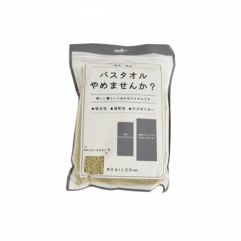 柔らかな手触りの吸水速乾タオルです。サイズ約34×100cm個装サイズ：30.0×18.0×2.0cm重量個装重量：165g素材・材質綿100%仕様洗濯機洗い可(洗濯ネット使用)手洗い可タンブル乾燥不可生産国中国fk094igrjs