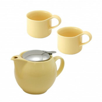 2〜3人用に使いやすい大きさで、一人暮らしからファミリーまで幅広く使えるティーポットと、カフェマグスモールサイズのギフトセットです。マグカップは容量200ccとコンパクトなので、ティーカップとしてもコーヒーカップとしてもちょうどいい大きさで...