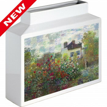 優しい色合いでお花とも相性が良くお部屋に置くだけで重厚感と高級感を演出します。サイズ外寸:W25×H22.5×D7cm個装サイズ：25.0×22.5×7.0cm重量約1.1kg個装重量：1100g素材・材質陶器仕様卓上用、表面にUV印刷生産...