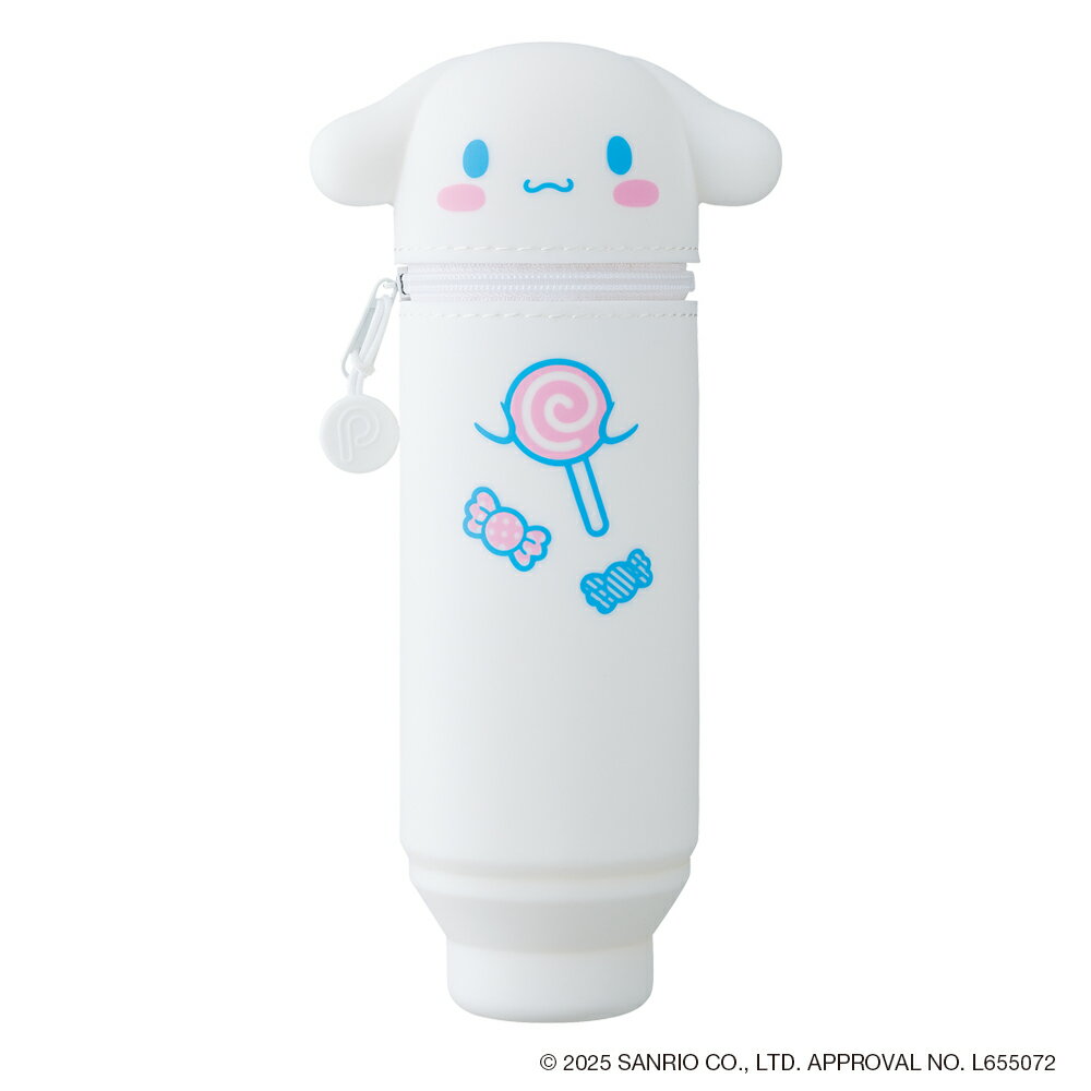 ●寸法：60mm × 60mm × 200mm ※キャラクターの耳の形状によってサイズは若干異なります。 ●収容枚数：ペン約15本 ●材質：本体／シリコーンゴム●サンリオキャラクターの 「PuniLabo スタンドペンケース」が登場！ ●上...