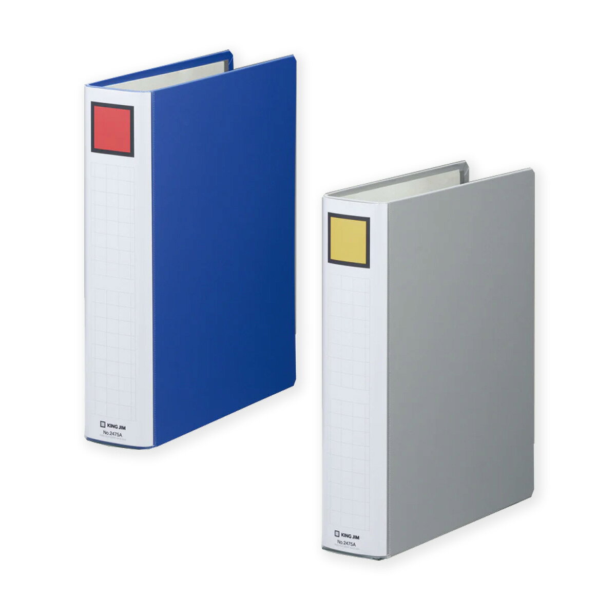 ●A4タテ型 ●適正収納枚数：500枚 ●サイズ：307×243×66 ●穴数：2穴 ●穴間隔：80mm ●表紙素材：オレフィン素材貼表紙 ●とじ具の種類：両開き式 ●とじ具の開閉：両開き ●とじ具の脱着：可能 ●分別：可能 ●とじ具などの...