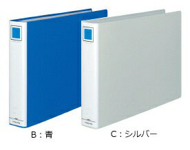 ●サイズ：A3-E ●収容寸法：50 ●収容枚数：500枚 ●外寸法（高さ・幅・背幅）：307・447・65 ●再生材配合率：芯材/古紙パルプ配合率100% ●穴数：2穴 ●とじ穴間隔：80mmピッチ ●表紙：PPフィルム貼り（芯材/古紙パ...
