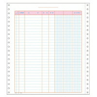 ●寸法（ヨコ・タテ（mm））：254.0・279.4 ●寸法：Y10×T11 ●仕様：売上・仕入帳（税額欄なし）上質紙64g/m2 ●パーツ数：1 ●刷色（1P）：赤・青 ●入り数（1ケース）：500枚 ●白色度81%程度（ISO） メーカ...