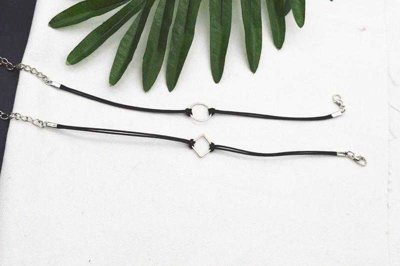 2個セットアンクレット レディース メンズ 韓国 シンプル 学生 森ガール 幾何学模様 ハンドメイド 編み込み 細身 レトロ 個性的 アクセサリー・スタイル: 简约・素材: 合金・種類: 脚链・対象: 男女兼用・デザイン: 几何型・カラー:...