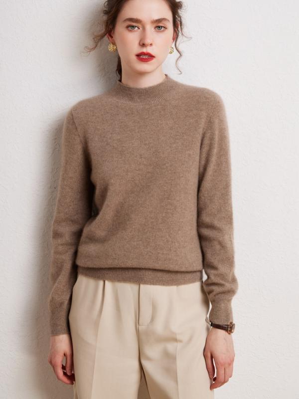 ニット レディース プルオーバー トップス 長袖 無地 ゆったり 半ハイネック 普段使い デイリー 接触冷感 伸縮性 ベージュ ブラック ピンク系カテゴリ: セーター柄: 無地スタイル: カジュアル袖丈: 長袖ネックライン: ハイネックメイ...