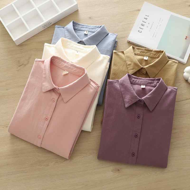 2個セットシャツ レディース 秋冬 厚手 磨毛 全綿 コットン 長袖 ブラウス トップス オフィス カジュアル 無地 ゆったり かわいい 米白 ピンク系 ブルー パープル・素材: 綿・柄: 無地・スタイル: カーディガン・袖丈: 長袖・フィ...