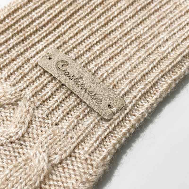 手袋 レディース 秋冬 スマートフォン対応 カシミヤ ニット 手袋 ケーブル編み 5本指 グローブ 防寒 あったか ブラック グレー ピンク系