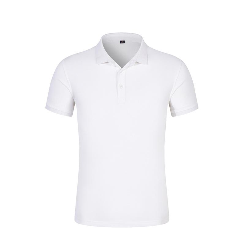 2ポロシャツ 男女兼用 半袖 修身 トップス 無地 カスタム DIY 綿 ポリエステル カジュアル スタイル 白 青 紺 オレンジ 黒 赤 黄 グレー