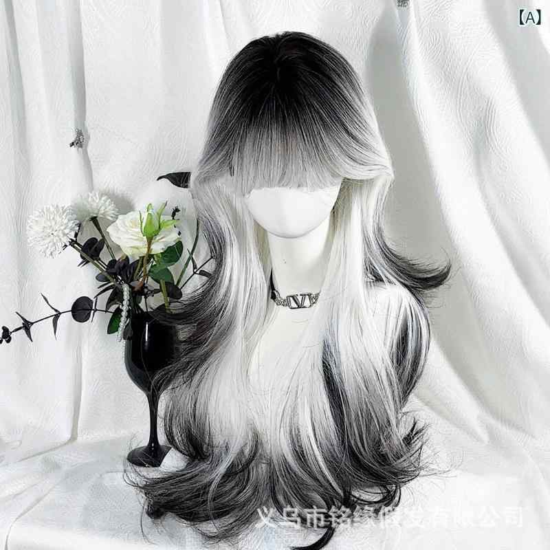 ウィッグ レディース 女性用 ロング巻き髪 フルウィッグ 自然 黒髪 金髪 エクステ カール イメチェン おしゃれ