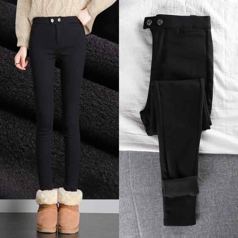 パンツ レディース 小柄 美脚 レギンスパンツ 黒 スキニーパンツ あったか 裏起毛 厚手 伸縮性 ストレッチ 通勤 普段使い S M L XL 2XL 3XL 4XL