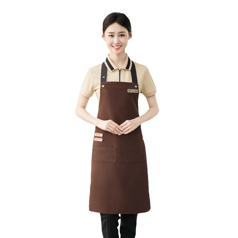 2エプロン レディース メンズ 子供 業務用 防水 防油 撥水 無袖 ポリエステル カフェ 飲食店 制服 ユニフォーム DIY ガーデニング 料理教室 絵画 陶芸