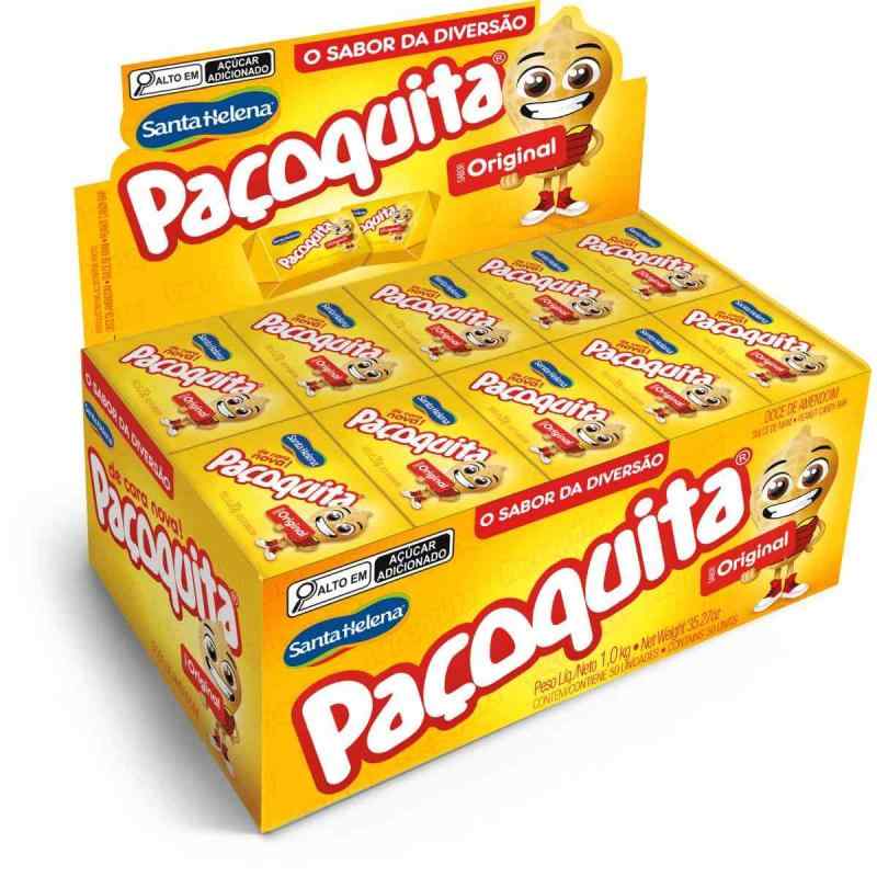Paçoquita SANTA HELENA(サンタエレーナ) パソキッタ クアドラーダ 1kg内容量:1kg(20g×50個)