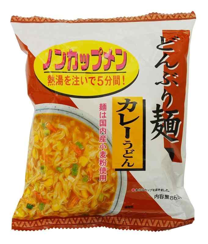 ムソー トーエー どんぶり麺・カレーうどん 86.8g×6袋原材料：油揚げめん〔小麦粉(小麦国産）、パーム油、馬鈴薯でん粉（馬鈴薯国産遺伝子組換えでない）、食塩、しょうゆ（大豆遺伝子組換えでない・小麦を含む）、オニオンパウダー〕、スープとか...