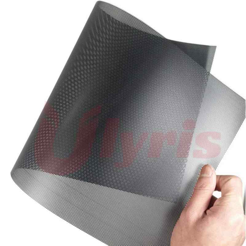 Ulyris DIY 用防塵 メッシュ ファン フィルター【30cm x 100cm】厚さ:0.3mm 幅コンピュータのPCの防塵のより涼しいファンの塵フィルター網の黒塗装のPVC構造。サイズ：30cm x 100cm。あなたのPCをきれい...