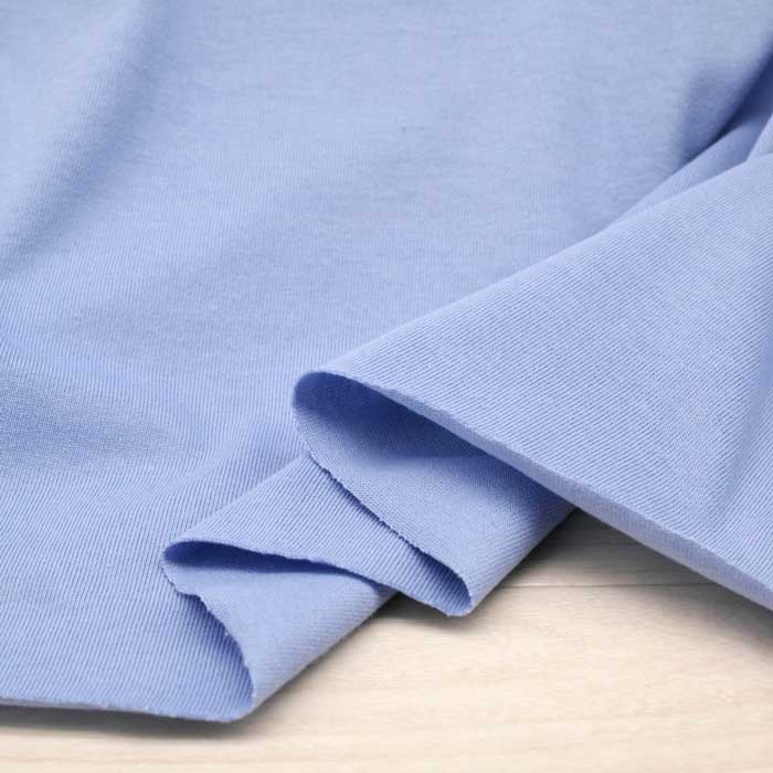 素材 コットン100% 生地幅 160cm 厚み 0.4ミリ厚 伸縮性 1.2倍程度の伸び 特徴 22/番手の保温性がある綿100%の太さにムラのある糸で編んだフィット感のある天竺ニット　ムラ糸で表面がポコポコしていてお肌に直接触れる面積が...