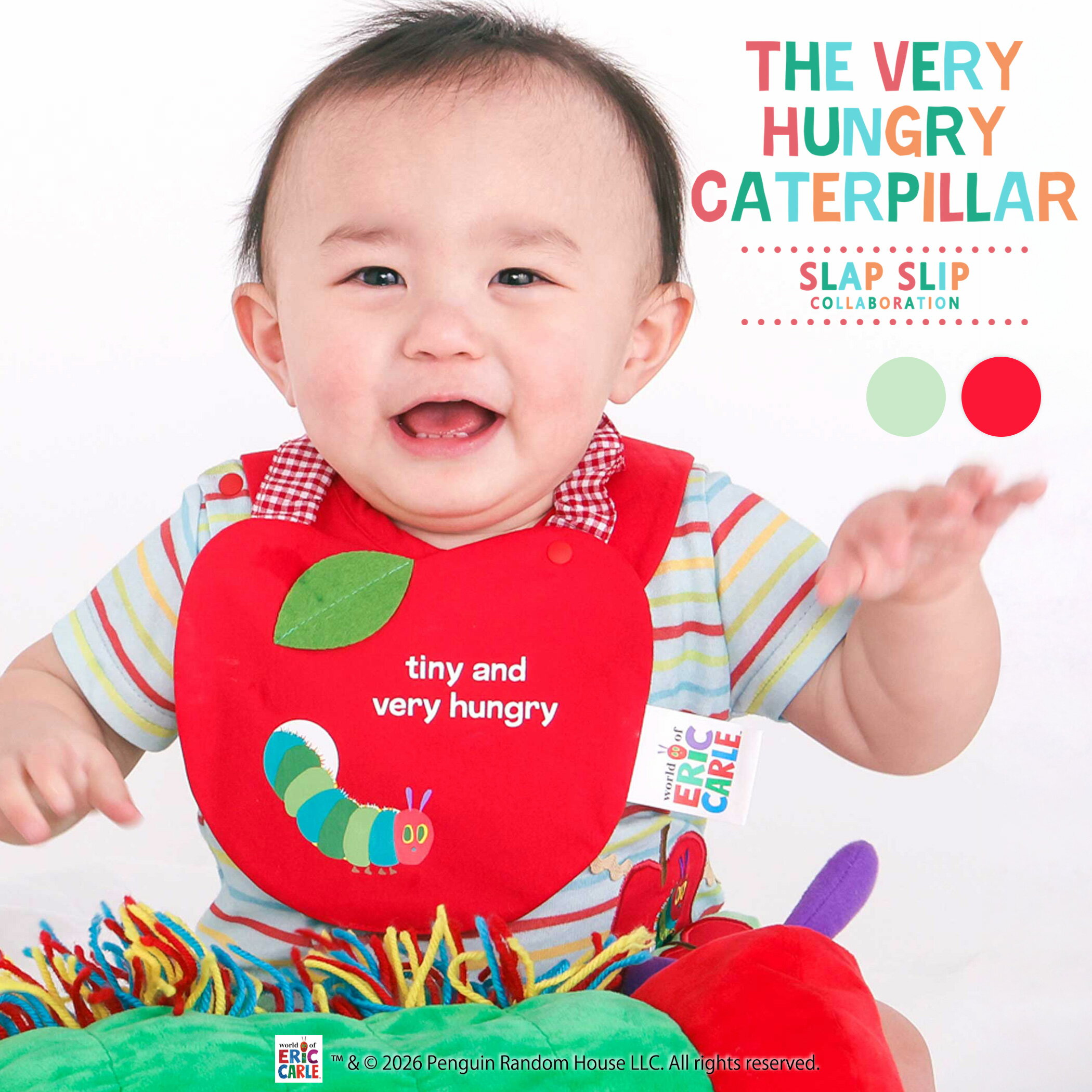 商品名SLAP SLIP BABY 【絵本コラボ-はらぺこあおむし-】無地&チェック柄スタイベビー商品番号1834-82602商品説明-26SS-はらぺこあおむしとのコラボアイテムがSLAP SLIPから登場♪絵本の世界をそのままぎゅっと抱...