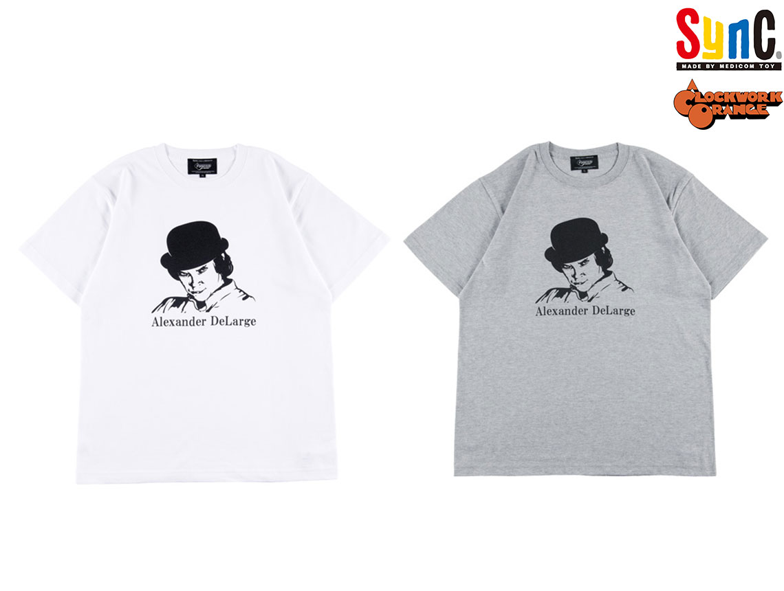 商品情報カラー（色について）モニター発色の具合により色合いが異なる場合がございますMEDICOM TOY Sync. メディコムトイ シンク ALEX 時計仕掛けのオレンジ Tシャツ MEDICOM TOY Sync. メディコムトイ シン...