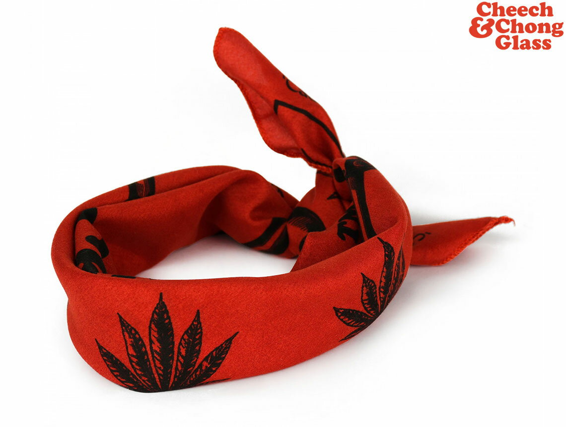 商品情報カラー（色について）モニター発色の具合により色合いが異なる場合がございますCHEECH&CHONG GLASS チーチ&チョン グラス BANDANA バンダナ レッド CHEECH&CHONG GLASS BANDANAチーチ&チ...