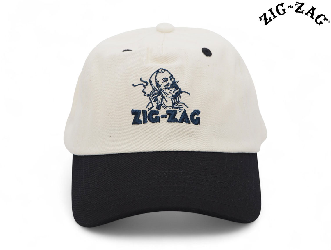 商品情報カラー（色について）モニター発色の具合により色合いが異なる場合がございますZIG ZAG OLD SCHOOL HAT ジグザグ オフィシャル キャップ 帽子 オフホワイト 巻紙 ペーパー ブランド ZIG ZAG ジグザグ から ...